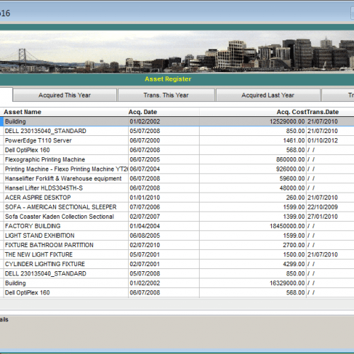 Fixed Asset Management Pro - Excelsoft